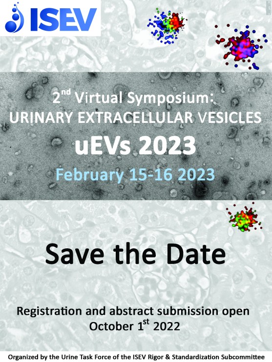 2nd Virtual Symposium: Urinary extracellular vesicles (uEVs 2023) – SiN-EV network
